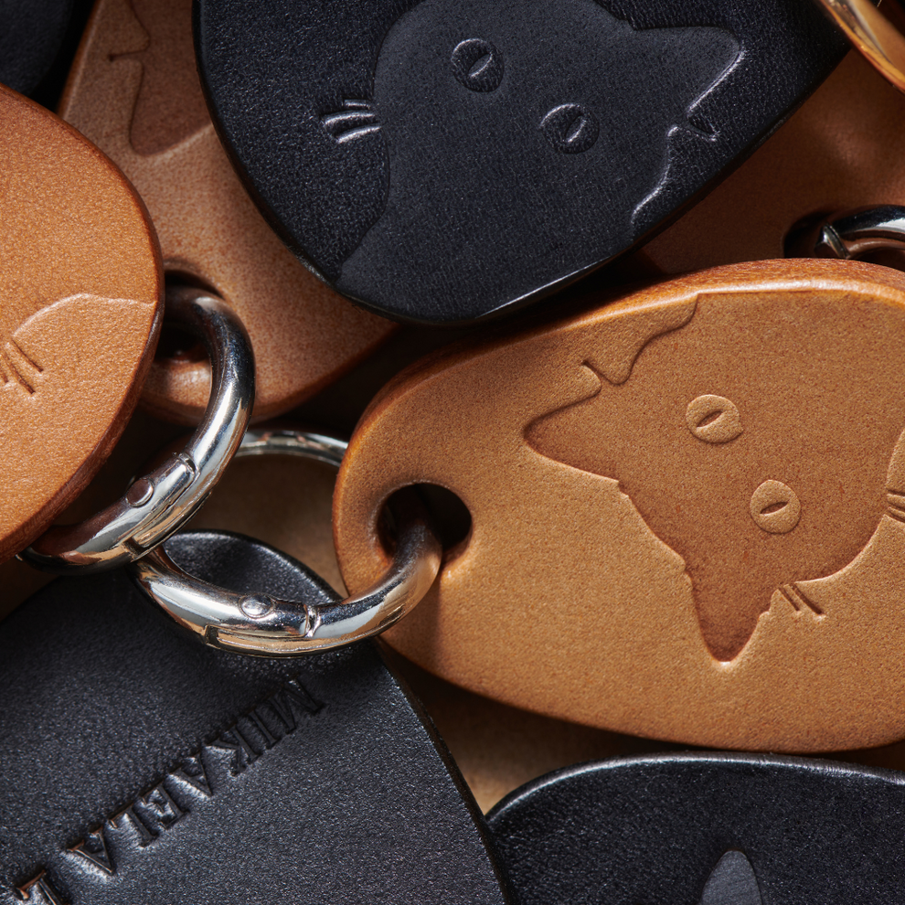 Leather Meow-Ment Keychain – Mikaela L